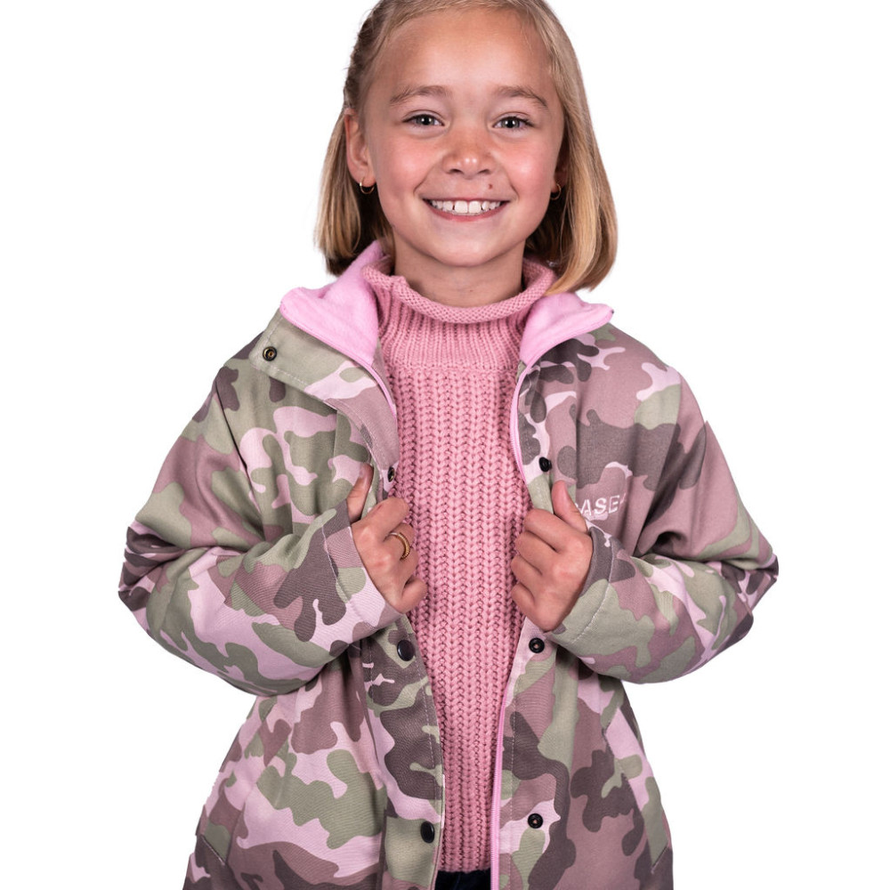 Girls Pink Camo Jacket | Case IH