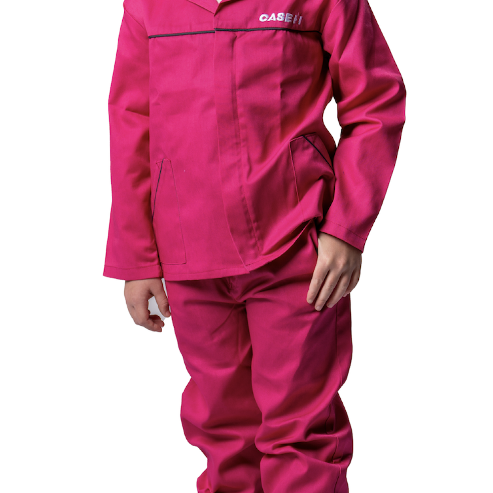 Girls 2 Piece Fuchsia Overall | Case IH | Merchandise