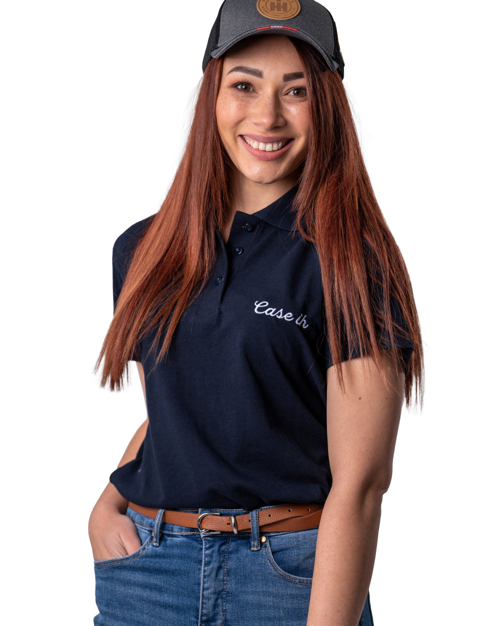 NAVY GOLFSHIRT LADY